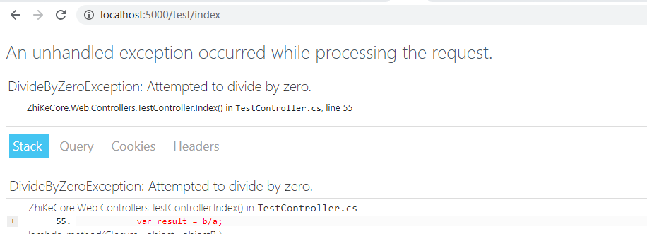 ASP.NET Core 中间件自定义全局异常处理 - 楠木大叔 - 博客园